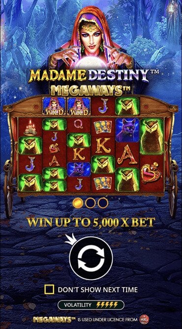 Madame Destiny Megaways – Clairvoyant Theme & 96.56% RTP